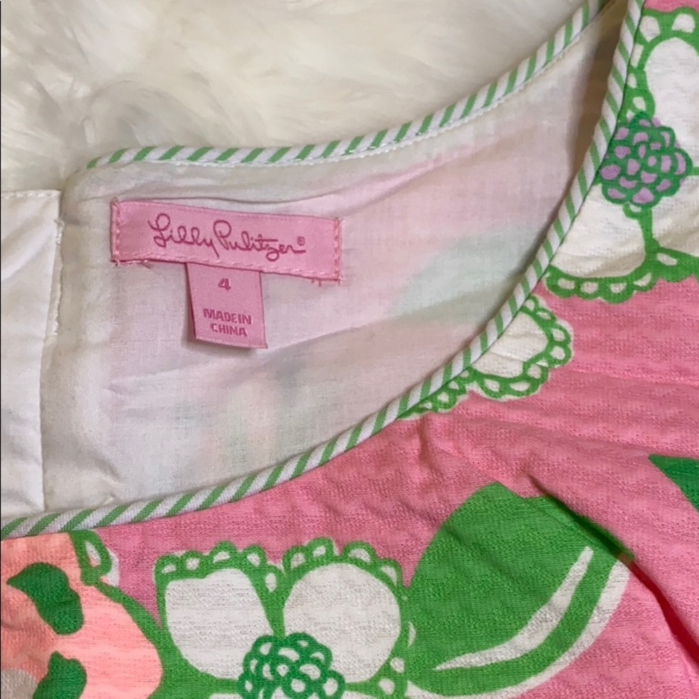 Lilly Pulitzer Nina Shift Dress Butterfly Print - Gem